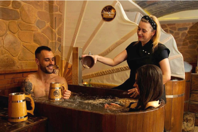 Circuito spa de cerveza y masaje en Beer Spa Madrid | Aladinia