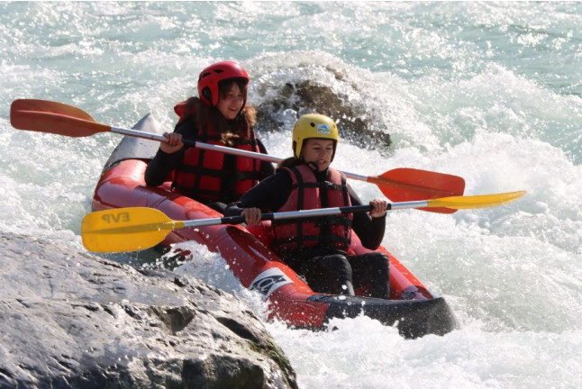 Canoë gonflable : Hot dog dans les Hautes-Alpes | Aladinia